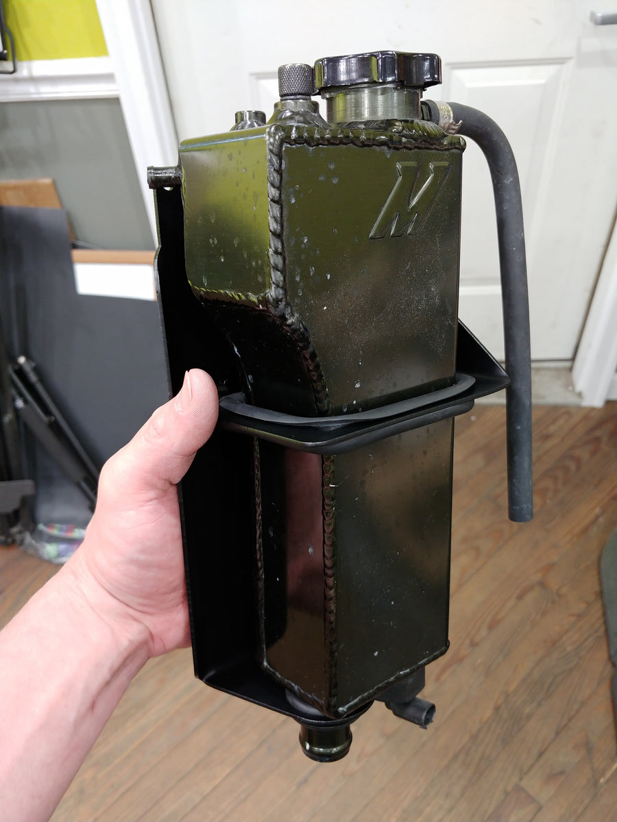 BMW MISHIMOTO E36 Coolant Reservoir Bracket - For Fan Delete Mod (FDM) – Turtle Laboratories