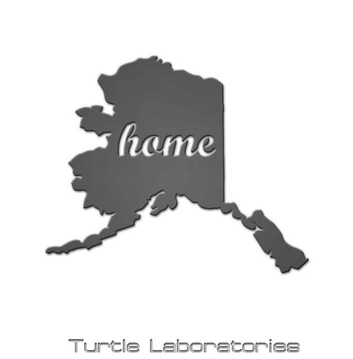 Alaska State Home Sign – Turtle Laboratories