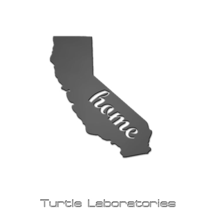 California State Home Sign – Turtle Laboratories