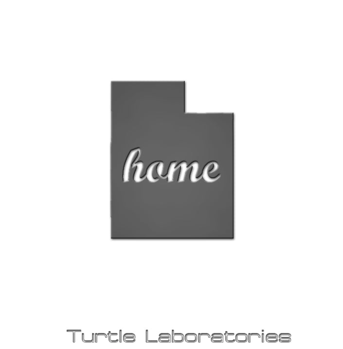 Utah State Home Sign – Turtle Laboratories