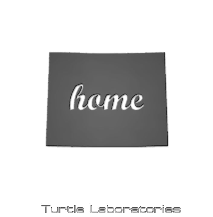 Wyoming State Home Sign – Turtle Laboratories