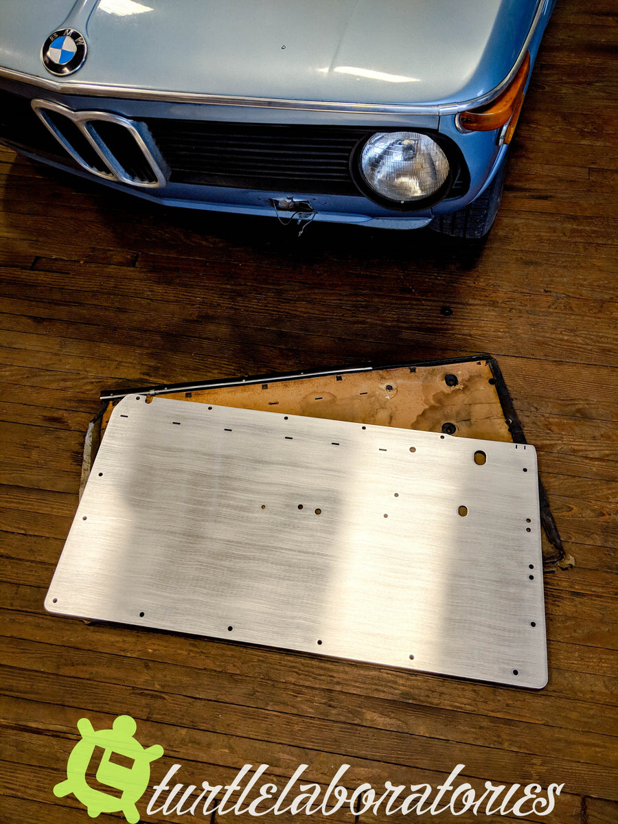 BMW 2002 Aluminum Factory Replacement Door Panels - FRONT AND REAR – Turtle Laboratories