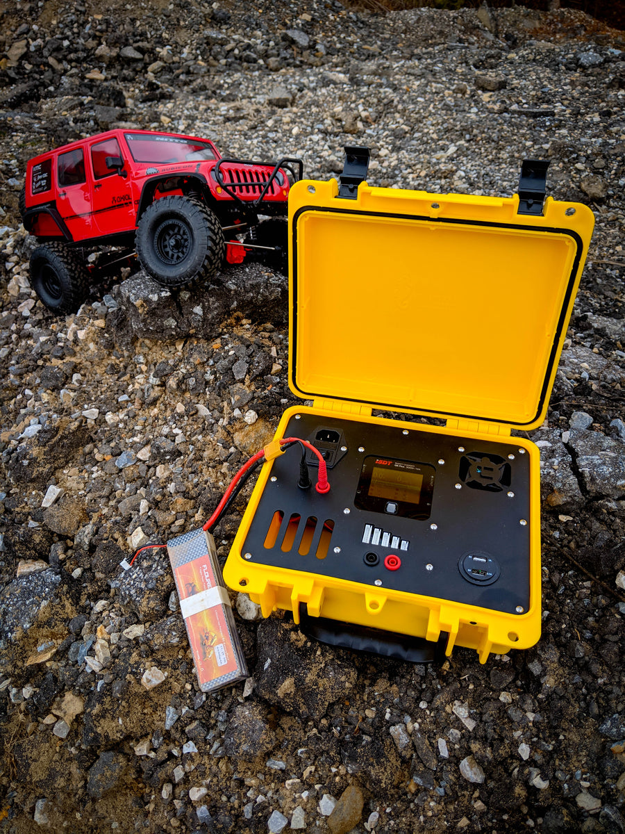 Portable Field Charging Box for ISDT Q6 RC Charger – Turtle Laboratories
