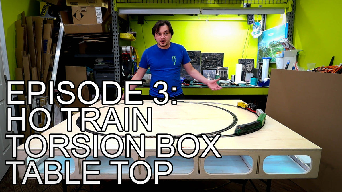 Torsion Box HO Train Table Top Video – Turtle Laboratories