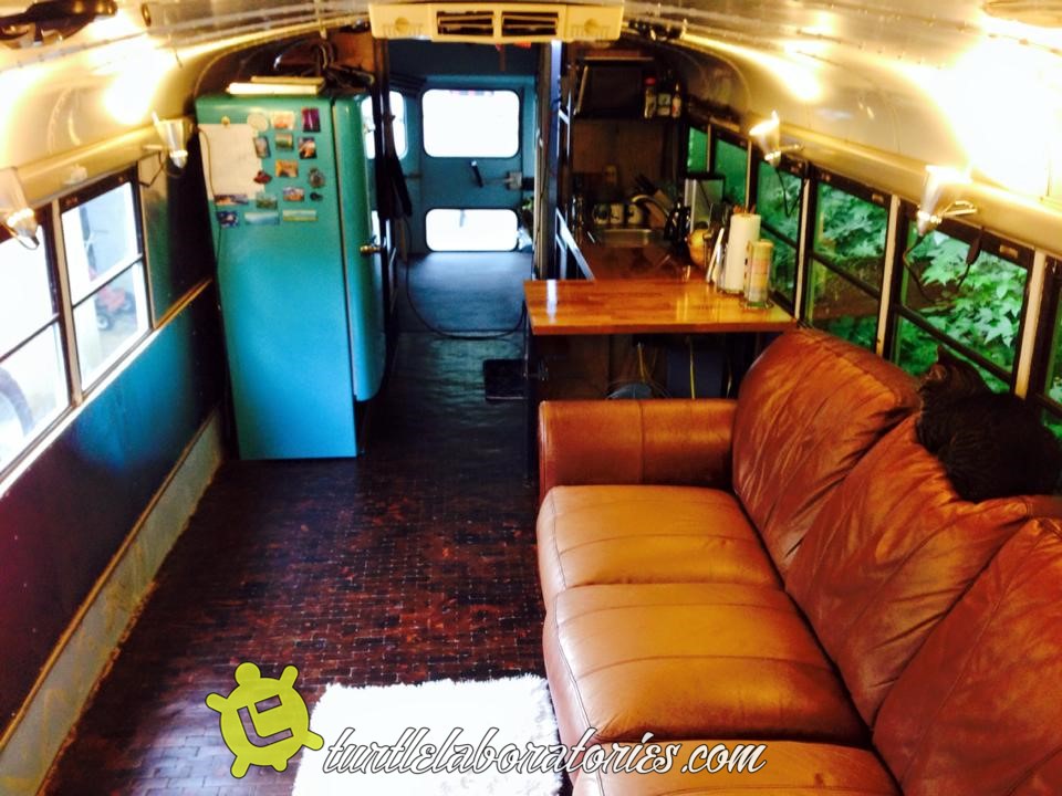 School Bus RV Conversion Chapter 8 - Living the Life – Turtle Laboratories