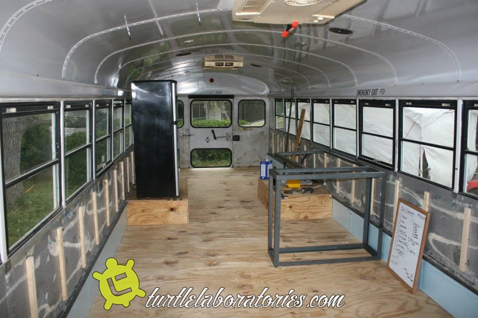 School Bus RV Conversion Chapter 6 - Floor Plan – Turtle Laboratories