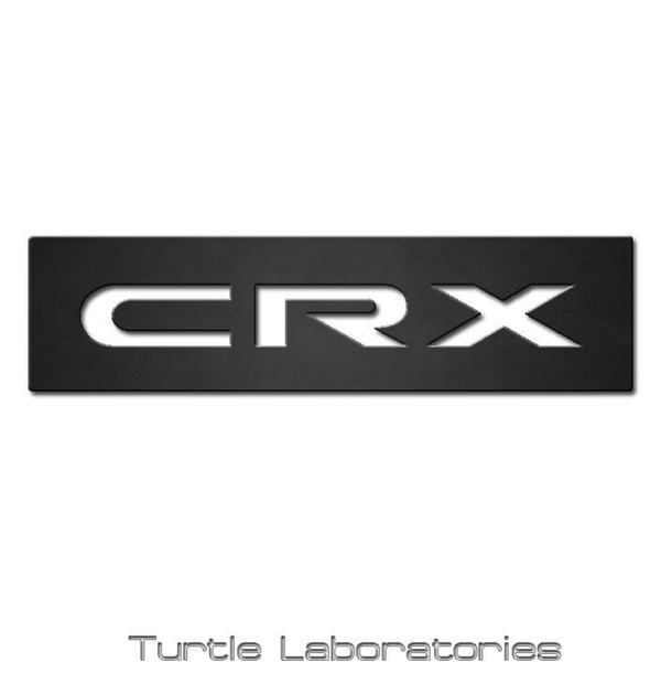 CRX Logo Plaque Plasma Cut Metal Wall Art Hanging Home Decor Man Cave ...