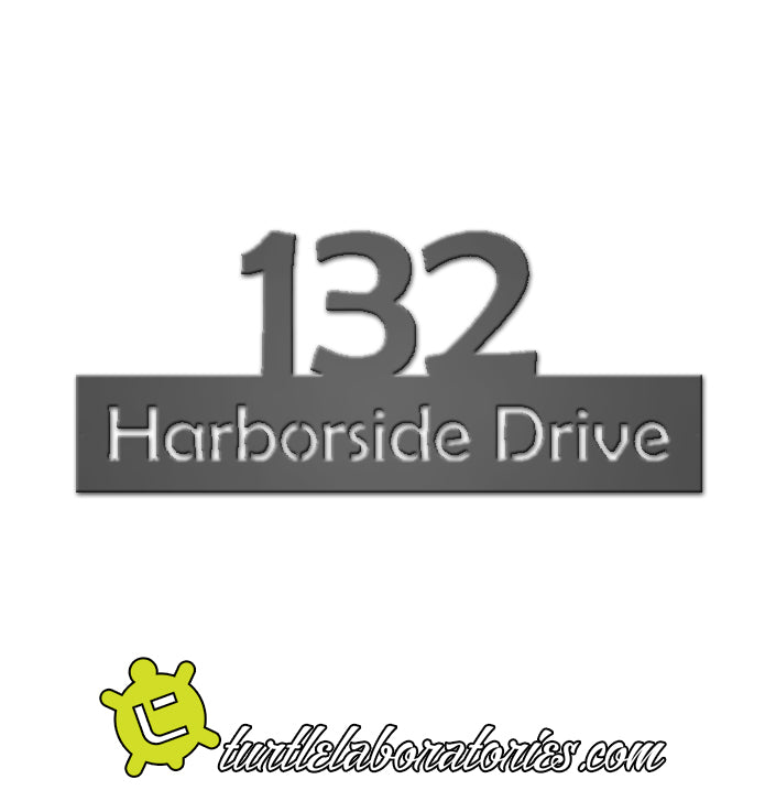 Custom Address Sign – Turtle Laboratories