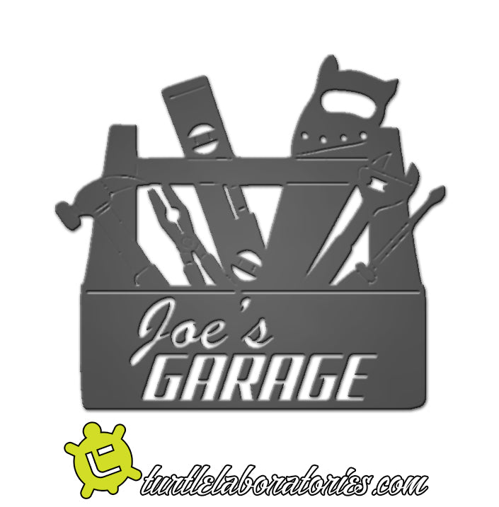 Custom Tool Box Garage Sign – Turtle Laboratories