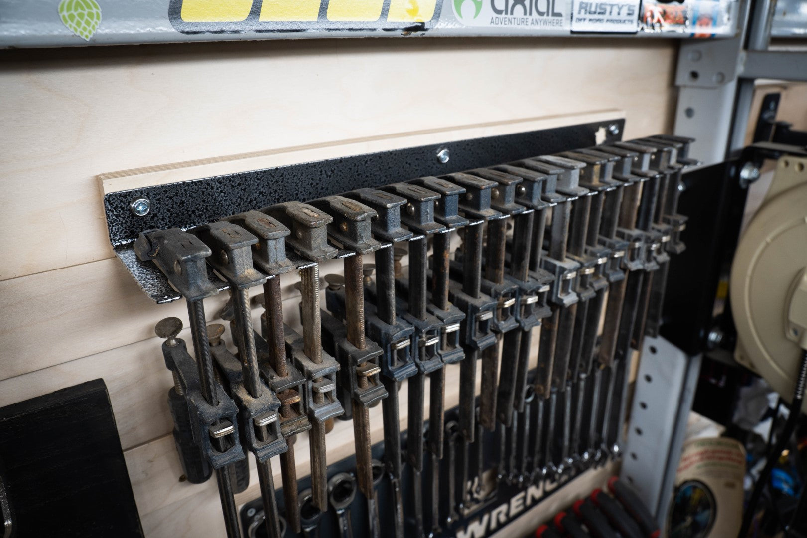 Vise Grip and F-Clamp Bar Clamp Tool Organizer – Turtle Laboratories