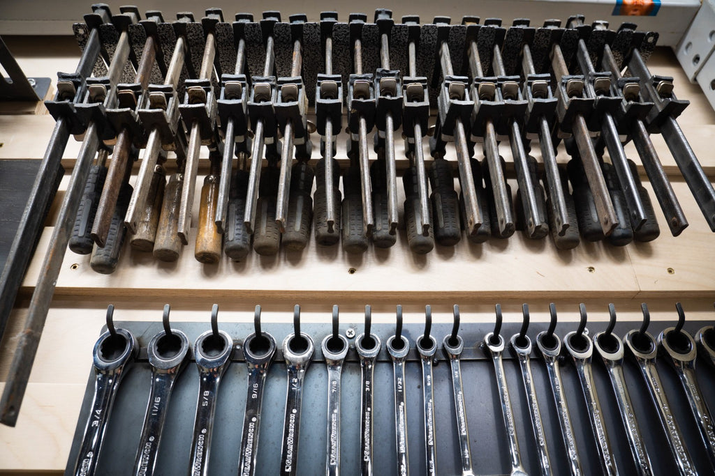 Vise Grip and F-Clamp Bar Clamp Tool Organizer – Turtle Laboratories