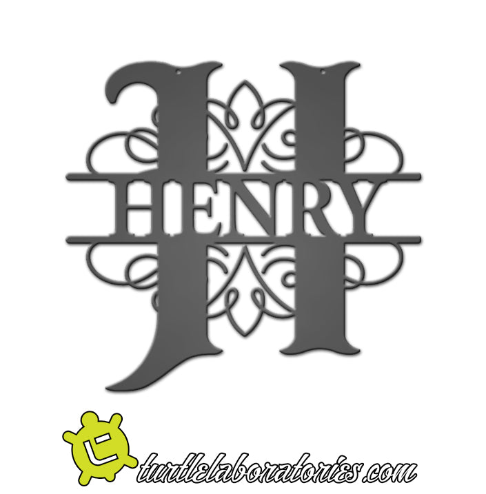 Monogram Split Letter - H – Turtle Laboratories