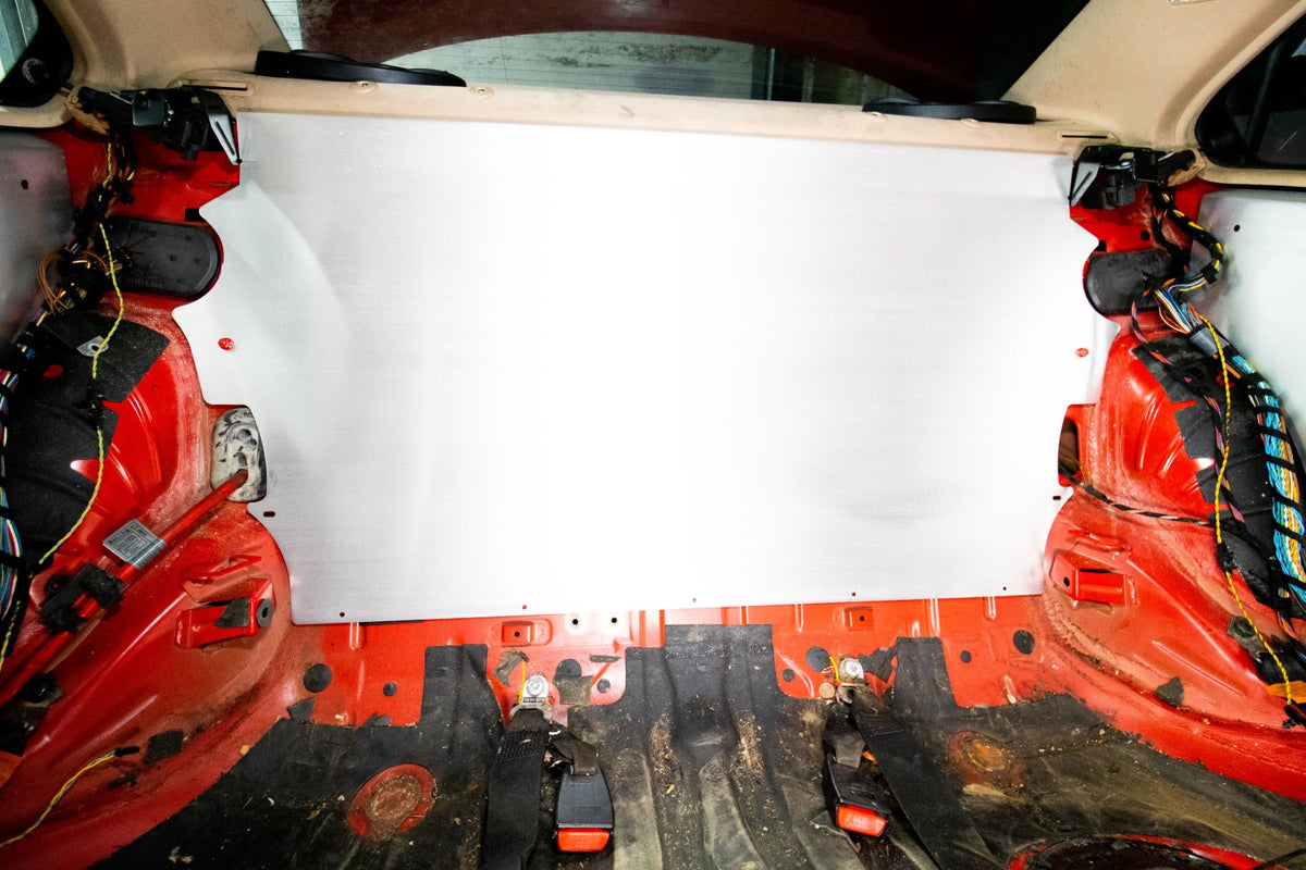 BMW E46 Rear Seat Delete Firewall Panel – Turtle Laboratories