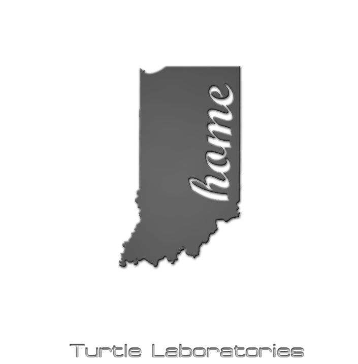 Indiana State Home Sign – Turtle Laboratories