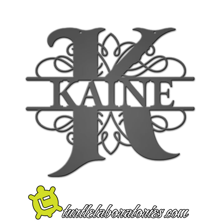 Monogram Split Letter - K – Turtle Laboratories