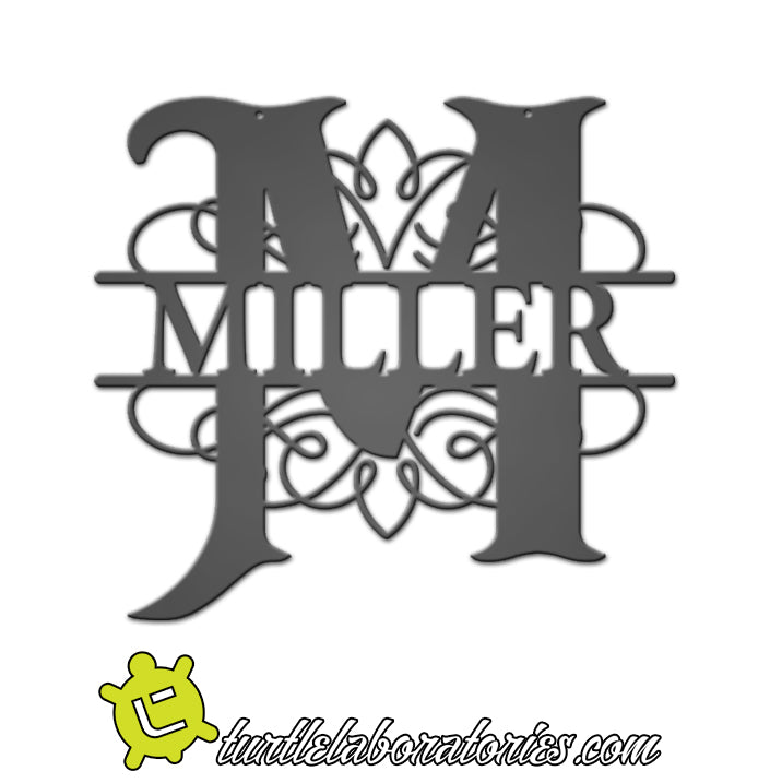 Monogram Split Letter - M – Turtle Laboratories