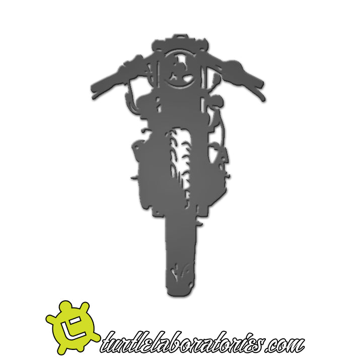 Motorcycle Cafe Racer Front View Sign – Turtle Laboratories