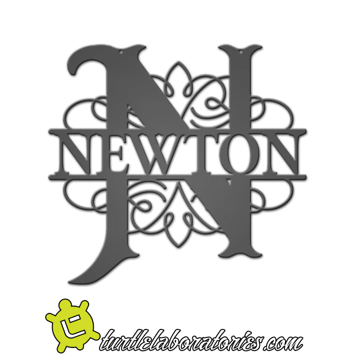 Monogram Split Letter - N – Turtle Laboratories