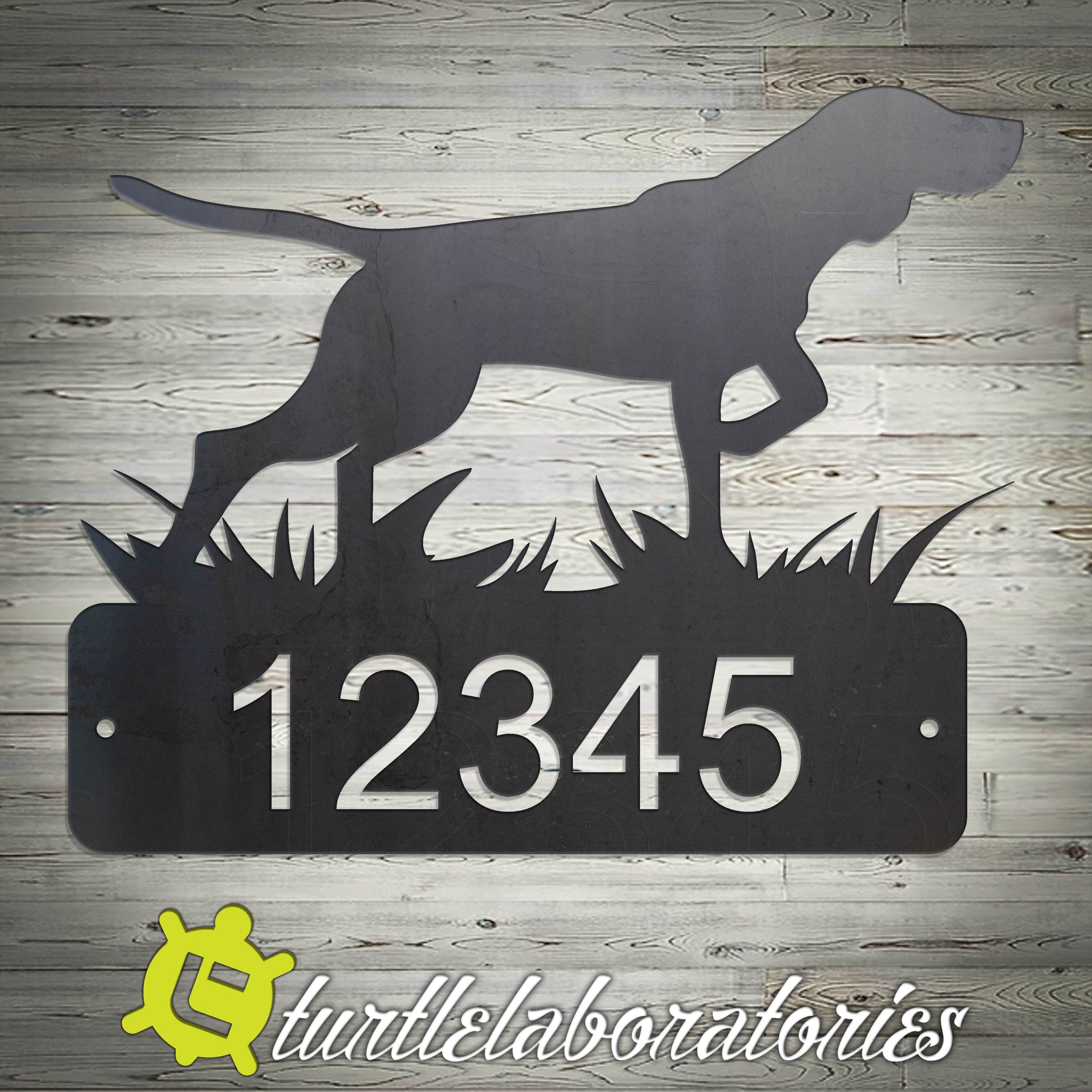 Custom Pointer Home Address Sign – Turtle Laboratories
