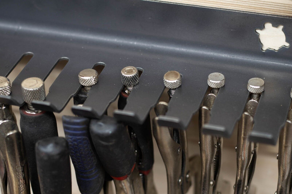 Vise Grip and F-Clamp Bar Clamp Tool Organizer – Turtle Laboratories